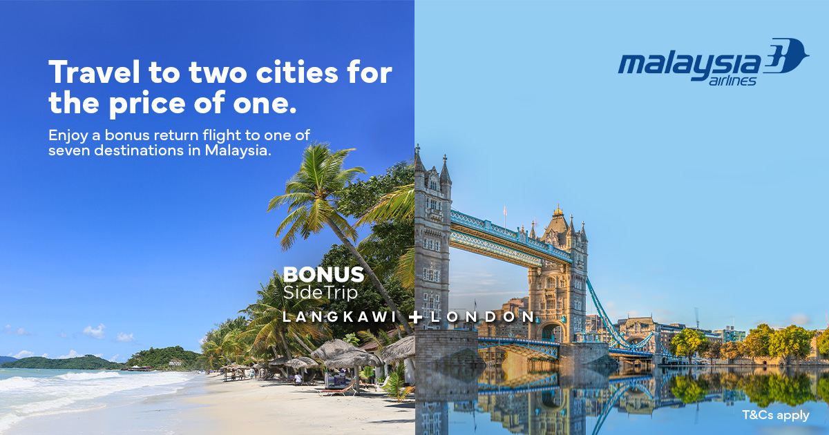 Travel to two cities for the price of one