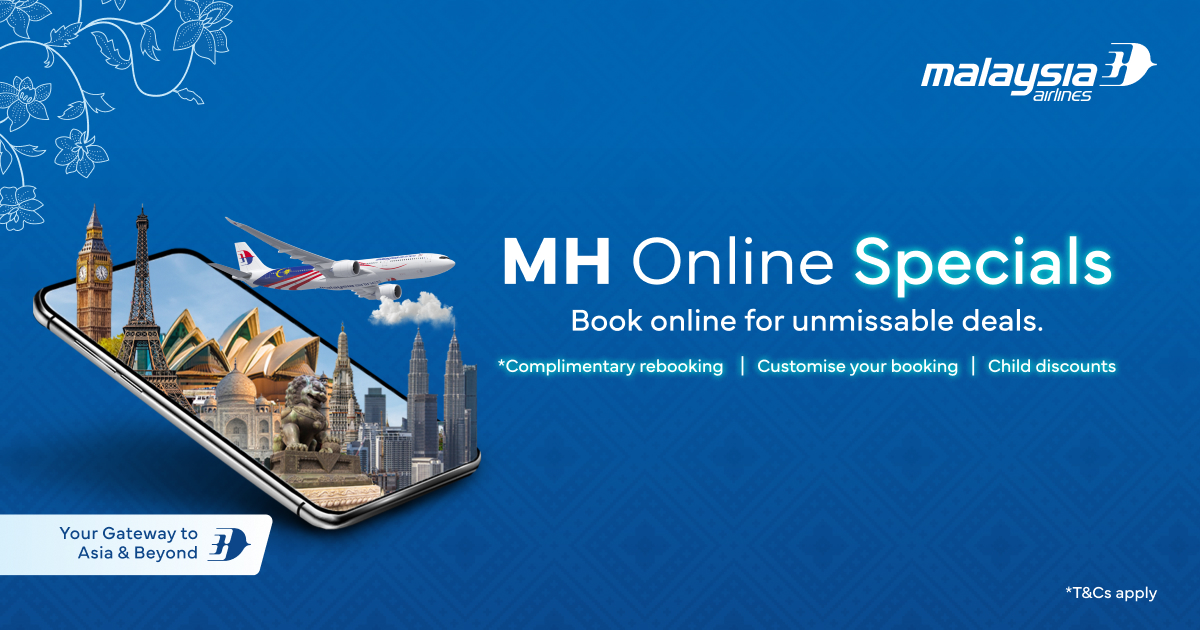Malaysia Airlines flights | MH Online Specials