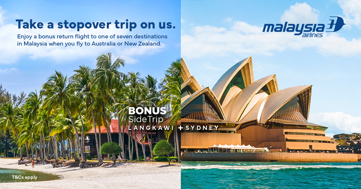 Get Bonus Side Trip to Explore Malaysia | Malaysia Airlines