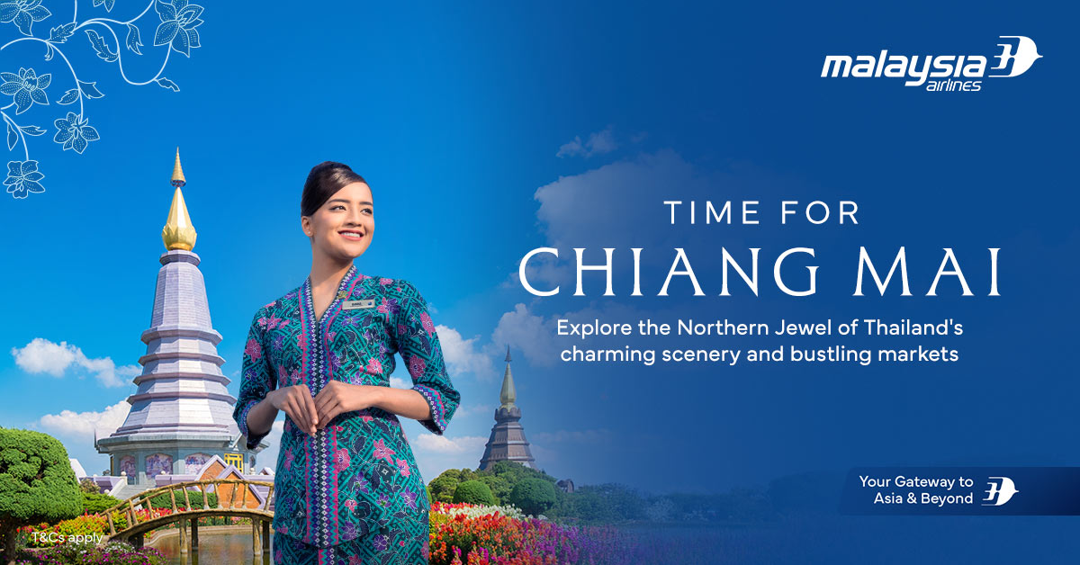 Malaysia Airlines | 25% off flights to Chiang Mai