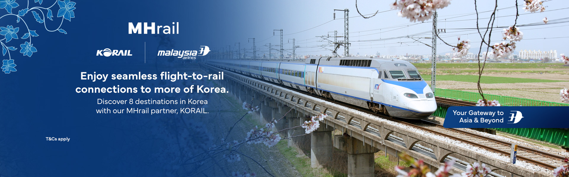 Book your flight-to-rail journey with us