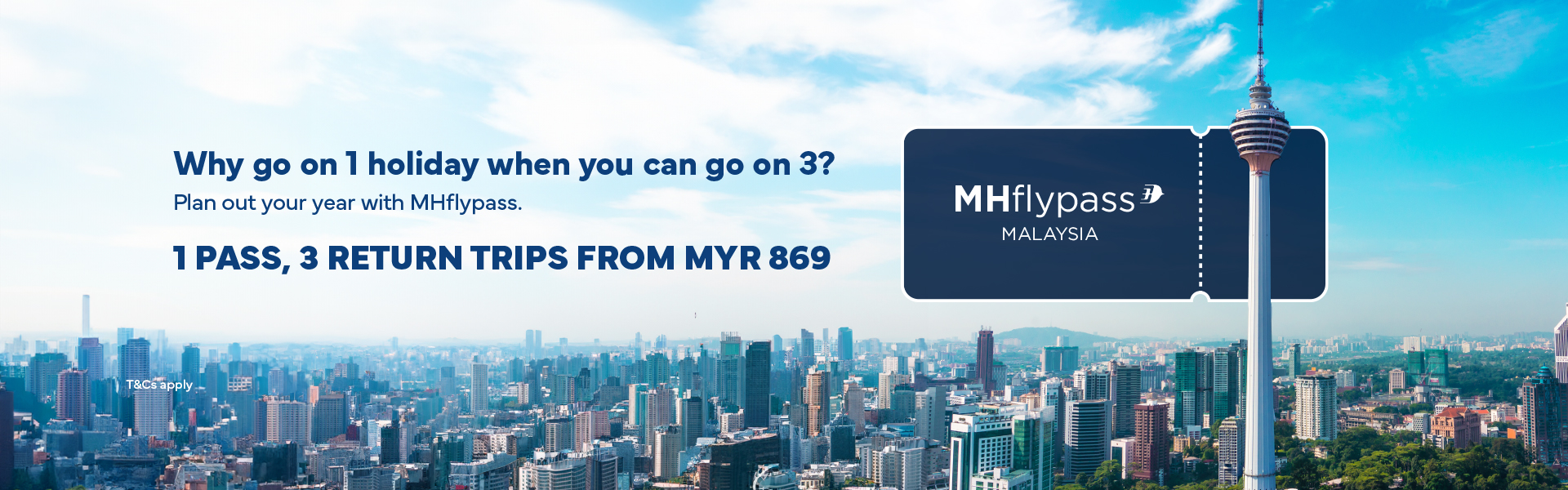 MHflypass Malaysia – One Pass, Three Return Trips | Malaysia Airlines