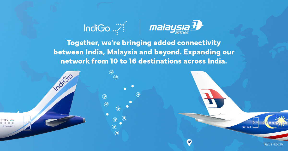 Malaysia Airlines | IndiGo codeshare