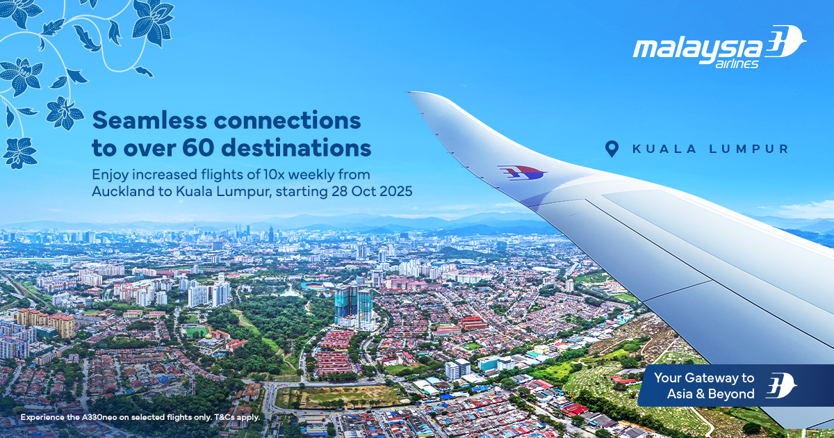 Malaysia Airlines | Increased flights from Auckland